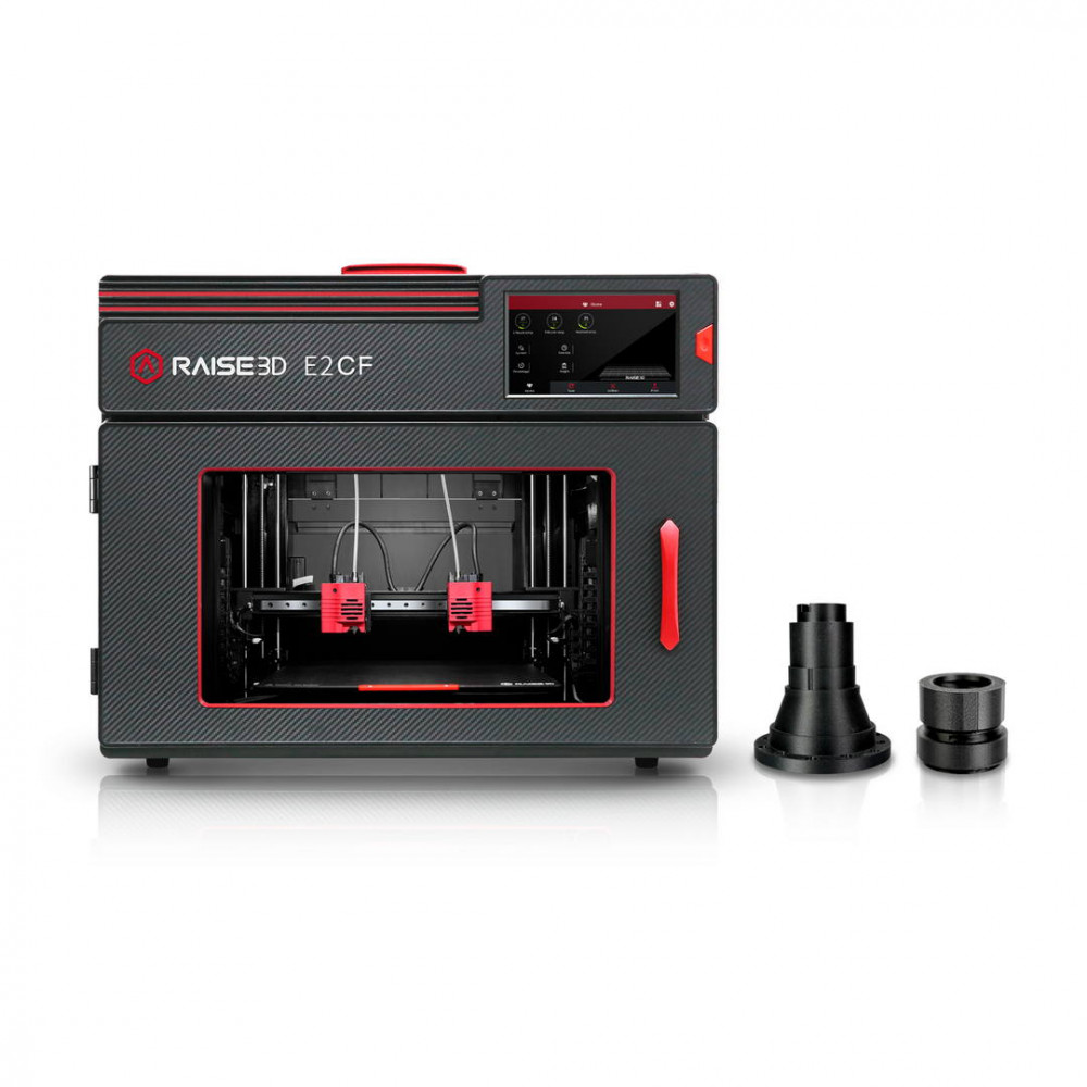 3D printer Raise3D E2CF for simple carbon fiber 3D printing